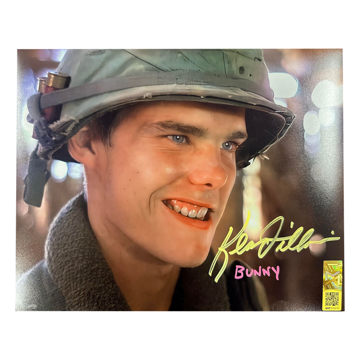 Kevin Dillon Autographed 8x10 Print Movies Platoon Witnessed MAS COA ...