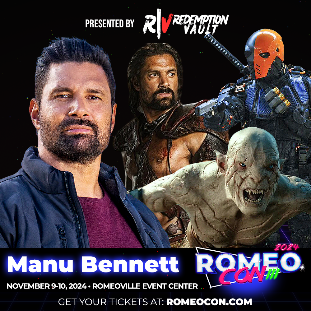 Manu Bennett Official Autograph Send-In Service - RomeoCon 2024 ...