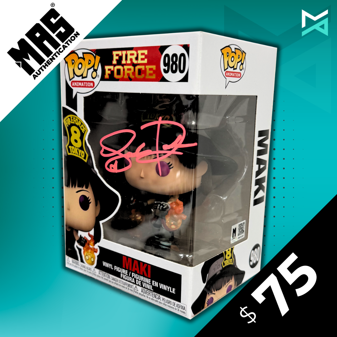Maki Funko Pop Autographed Sarah Roach – Monthly Pops
